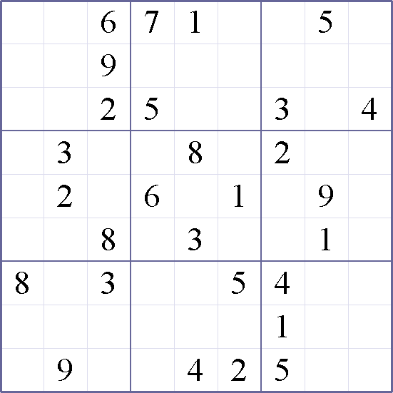 Sudoku Weekly - Free Online Printable Sudoku Games! 9x9 hard Puzzle